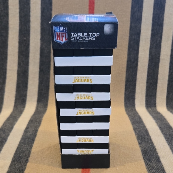 NFL | Games | Nfl Jacksonville Jaguars Table Top Stackers Black And ...